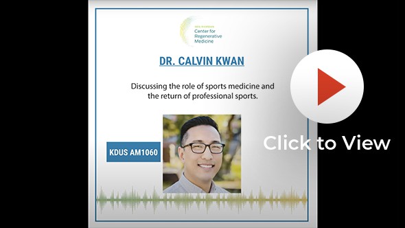 KDUS AM1060, Dr. Kwan on the Role of Sports Medicine | Sonoran University of Health Sciences