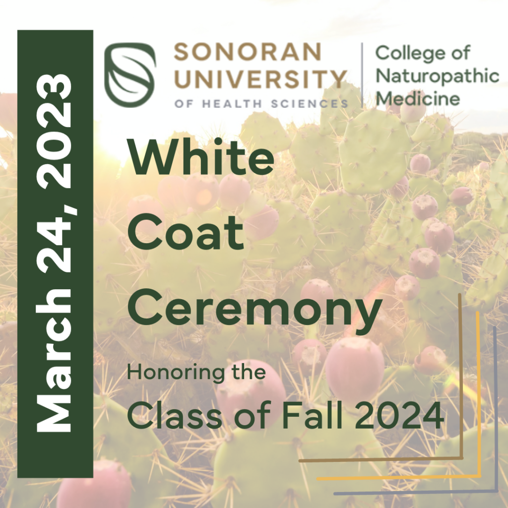 White Coat Ceremony- Class of Fall 2024 | Sonoran University of Health ...